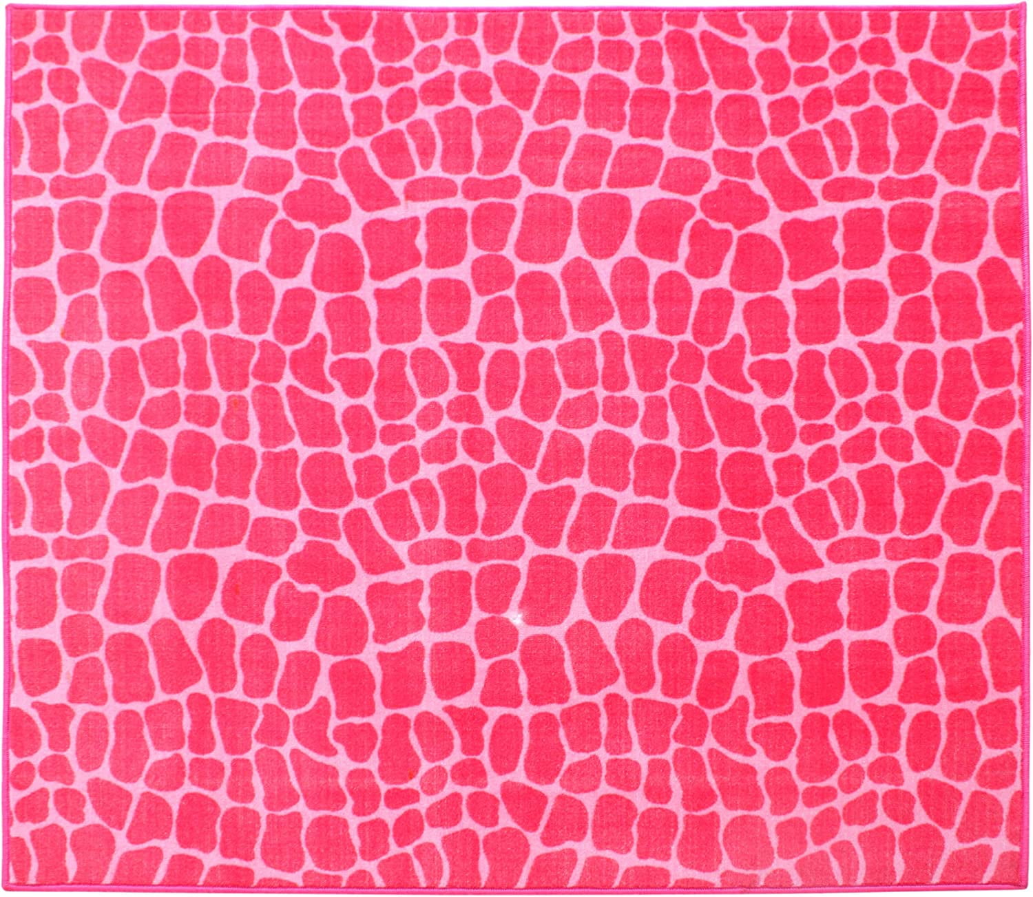 Giraffe Girly Giraffe Area Rug, Animal Print Area Rug, Pet-Friendly Rug ...