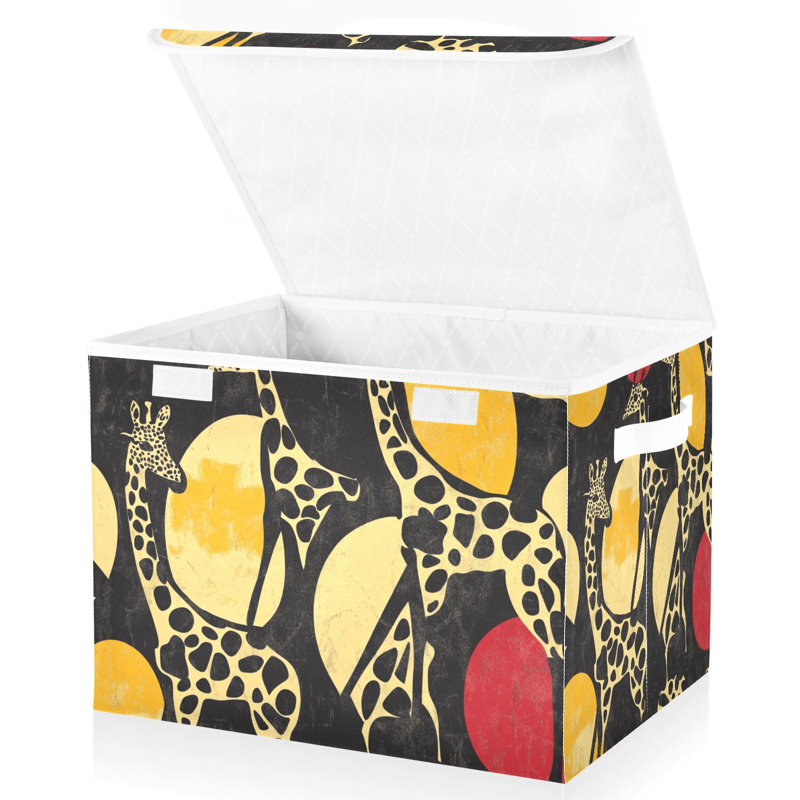 Giraffe Graffiti Storage Basket for Shelves Foldable Container ...