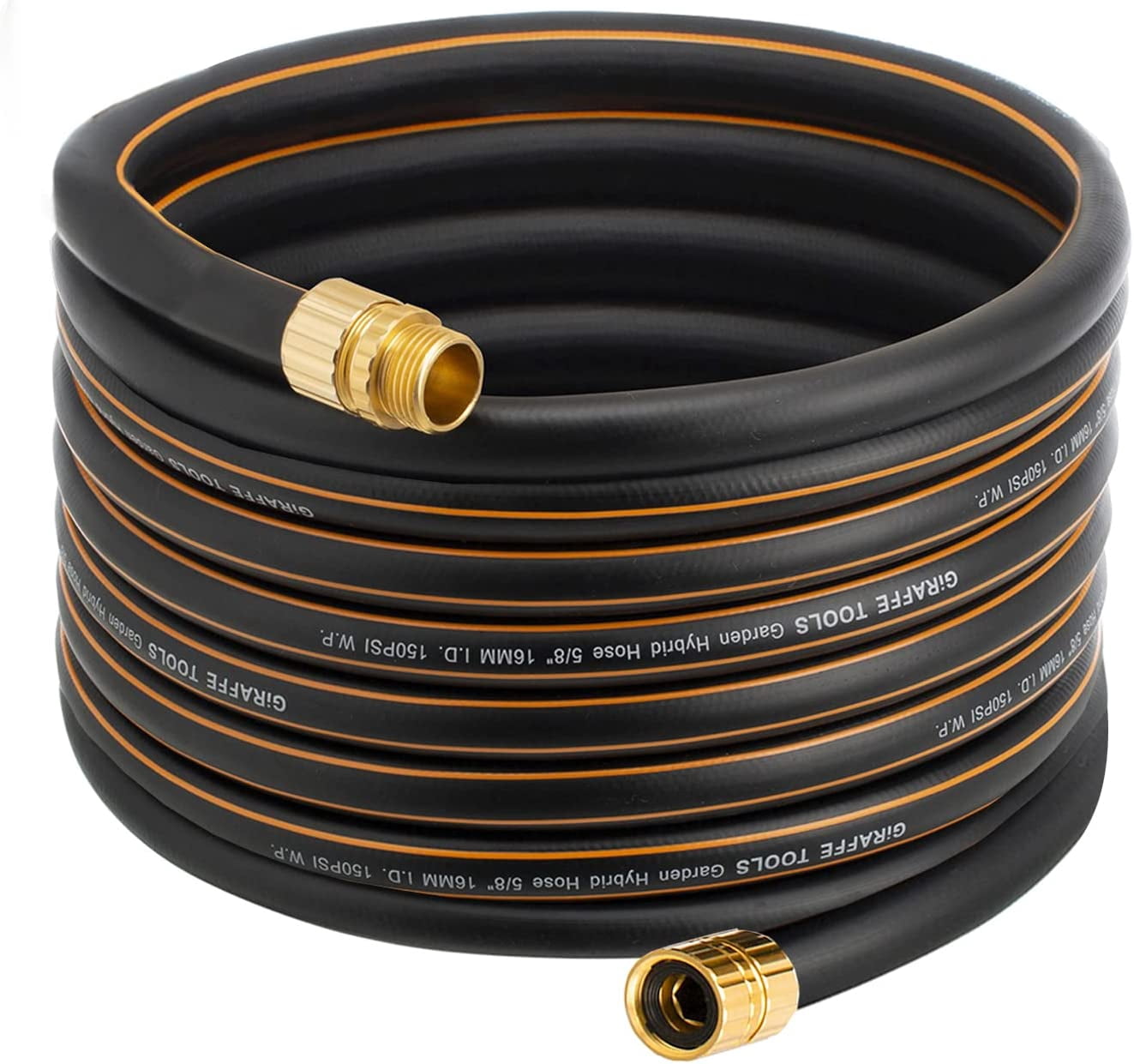 Giraffe Hybrid Garden Hose 5/8" x 50ft, Custom Length, NO Kink ...