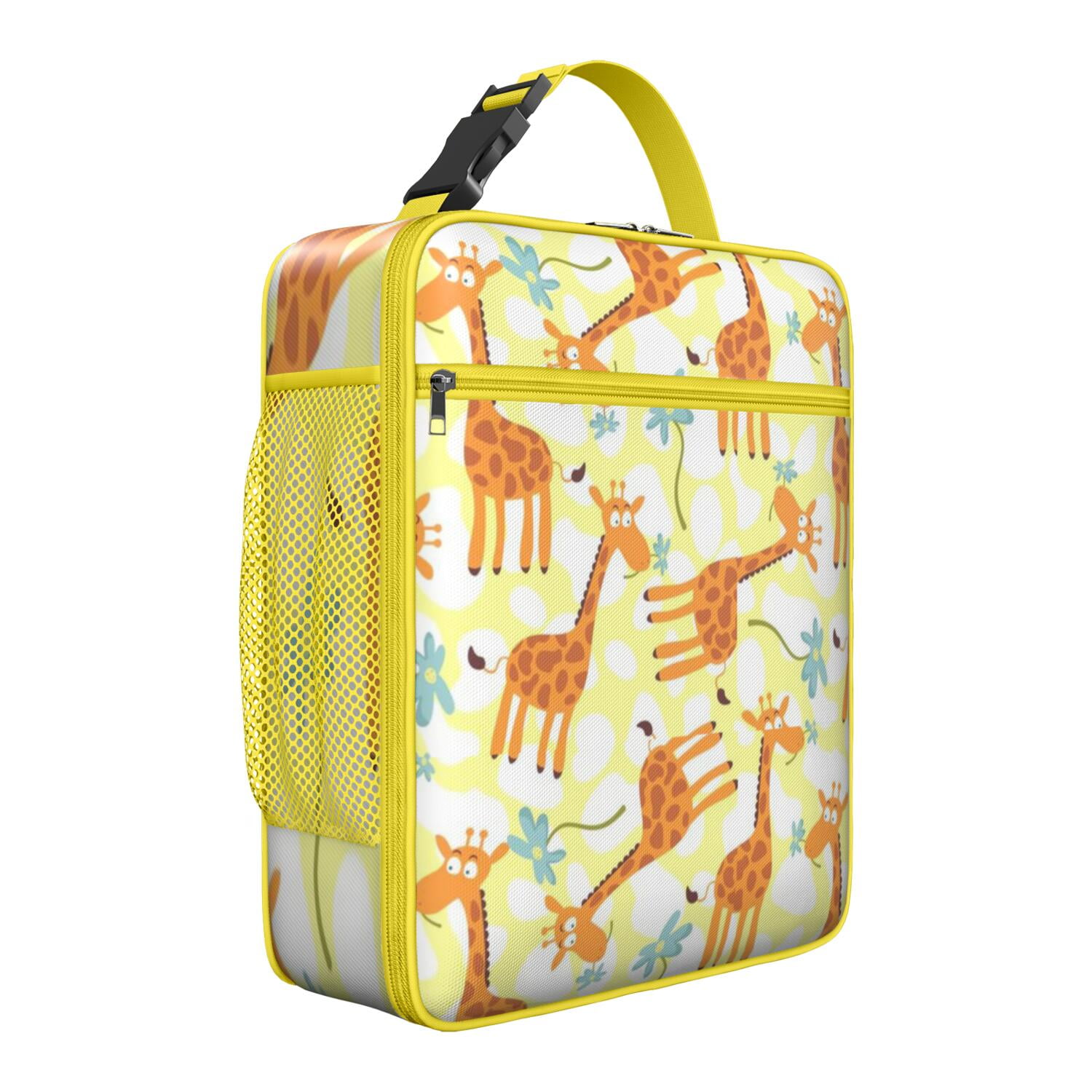 Giraffe Insulated Lunch Box Teen Reusable Lunch Tote Bag with Water ...