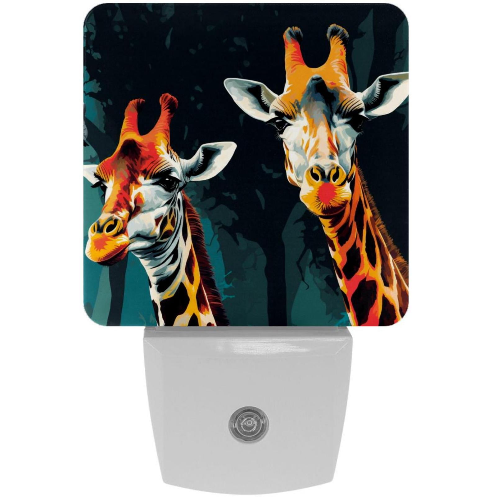 Giraffe LED Square Night Lights - Bright and Compact Bedroom or ...