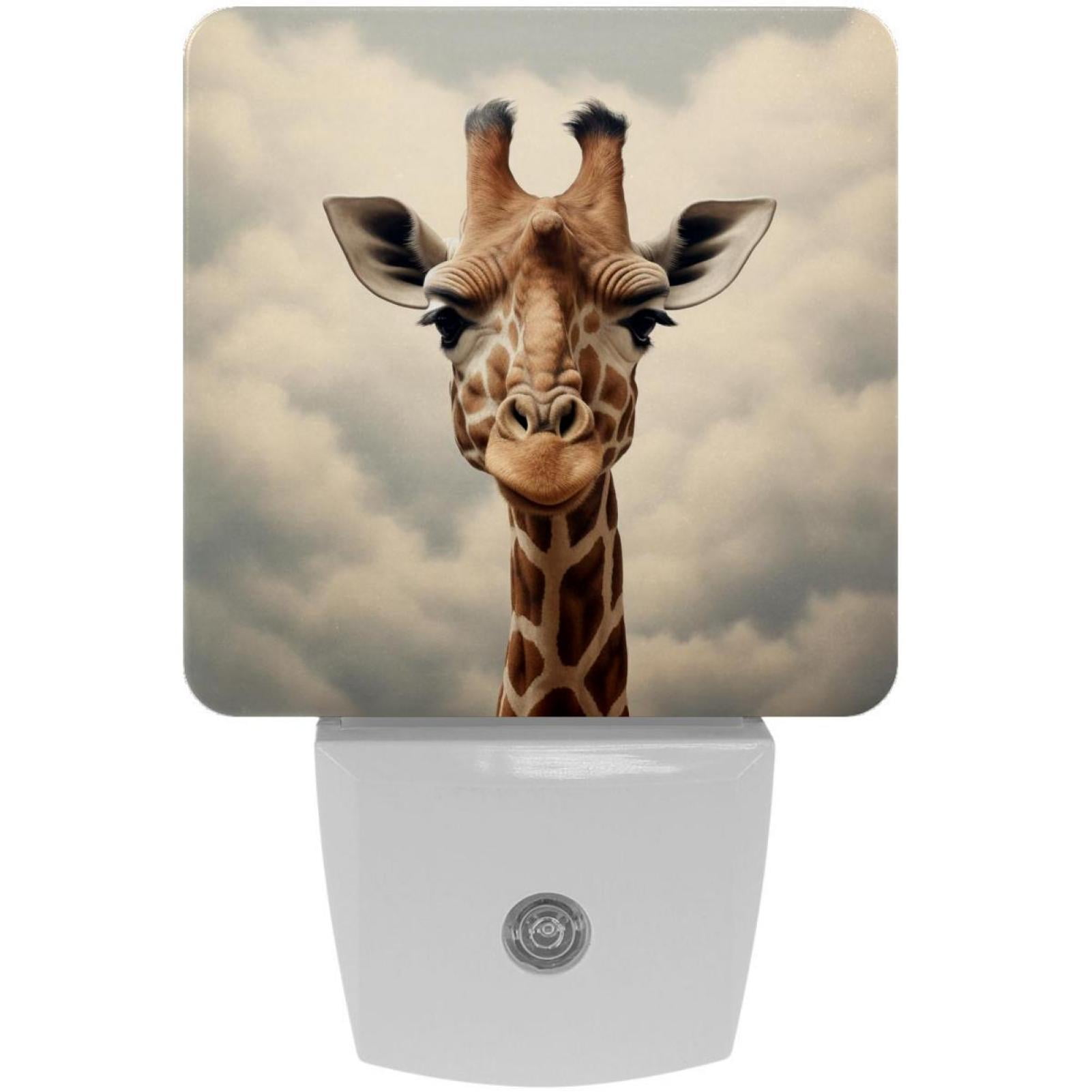 Giraffe LED Square Night Lights - Energy Efficient Bedside Lamp with ...