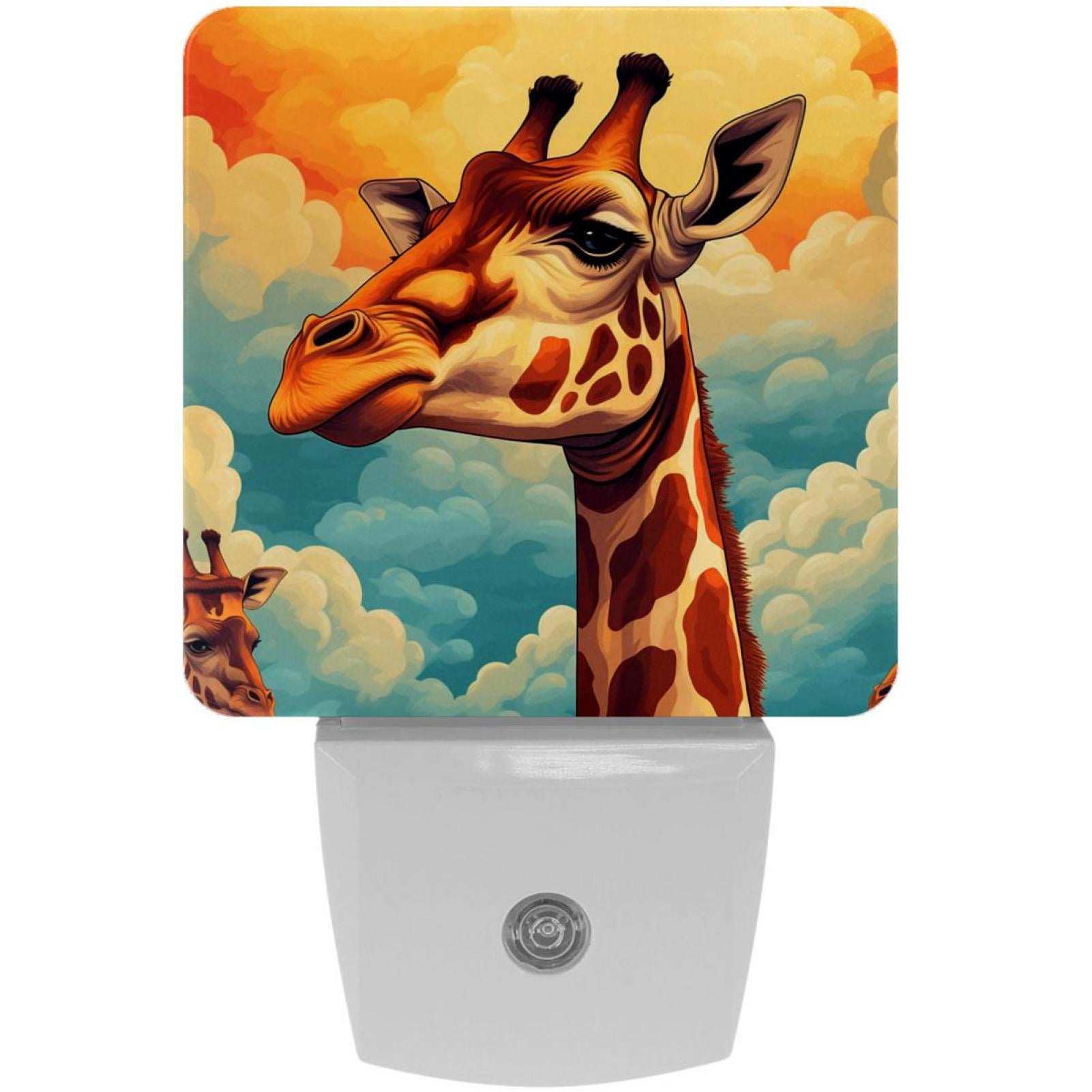 Giraffe LED Square Night Lights - Energy Efficient and Stylish Bedroom ...