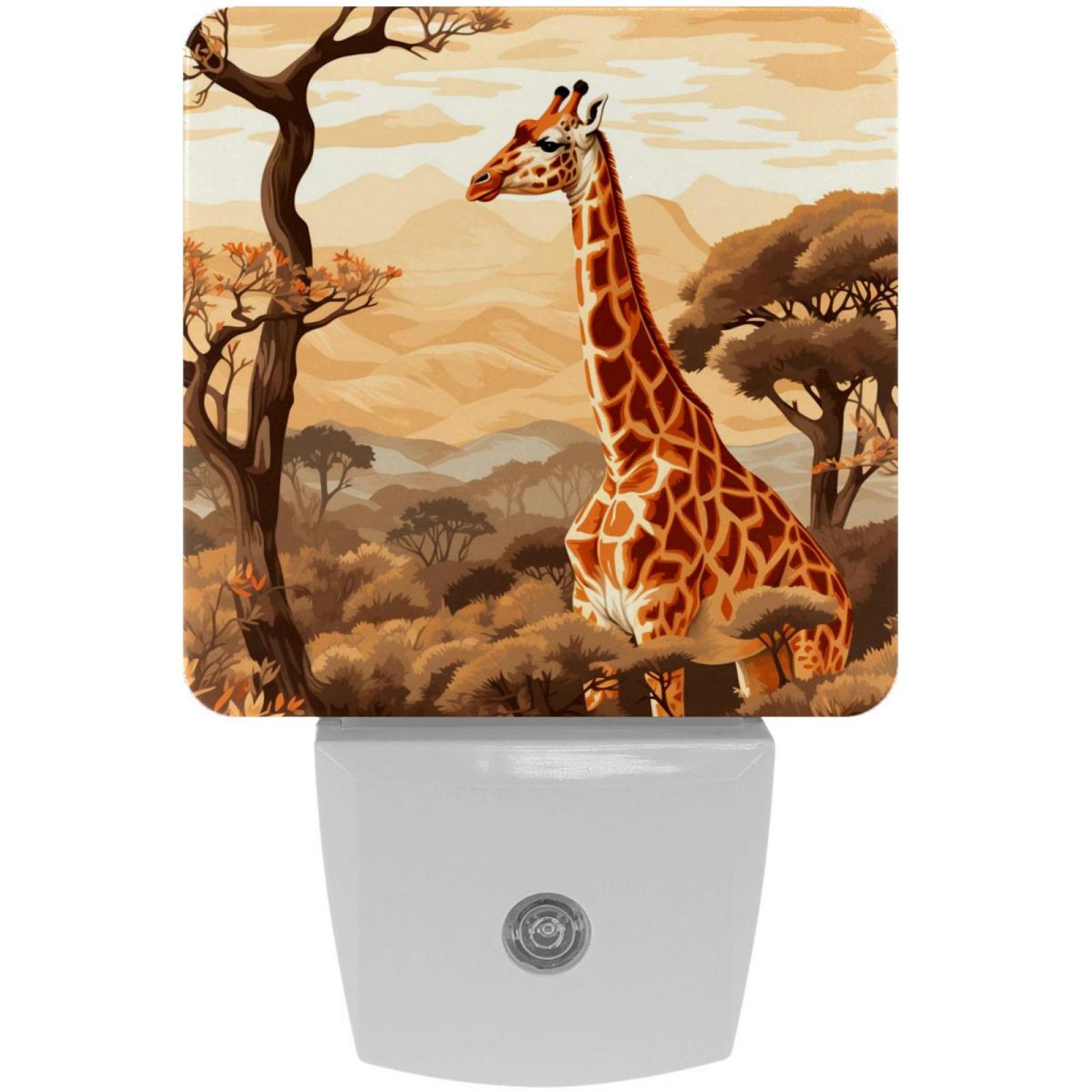 Giraffe LED Square Night Lights - Energy Efficient and Stylish Bedroom ...