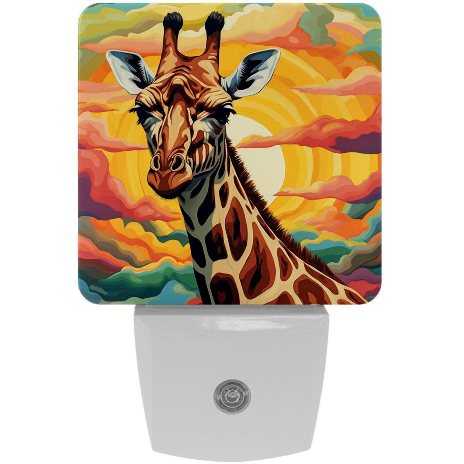 Giraffe LED Square Night Lights - Energy Efficient and Stylish Bedroom ...