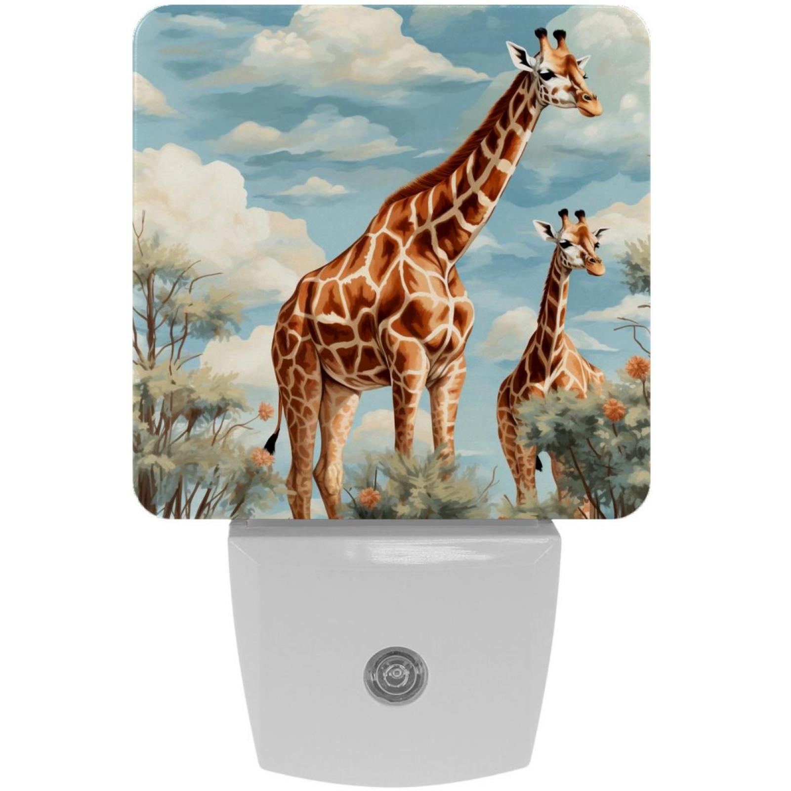 Giraffe LED Square Night Lights- Modern and Energy Efficient Bedside ...