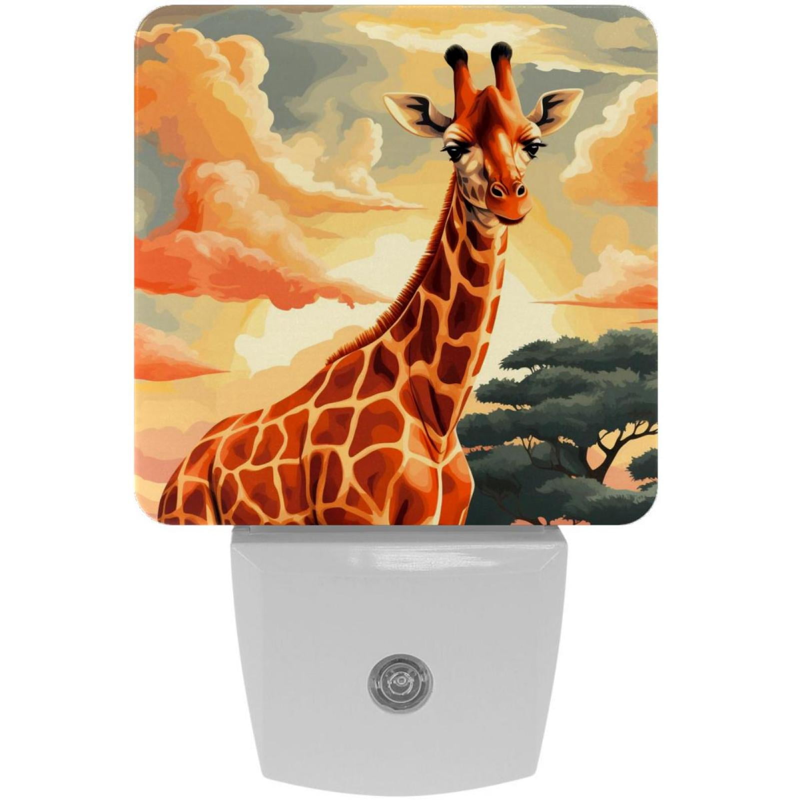 Giraffe LED Square Night Lights- Modern and Energy Efficient Bedside ...