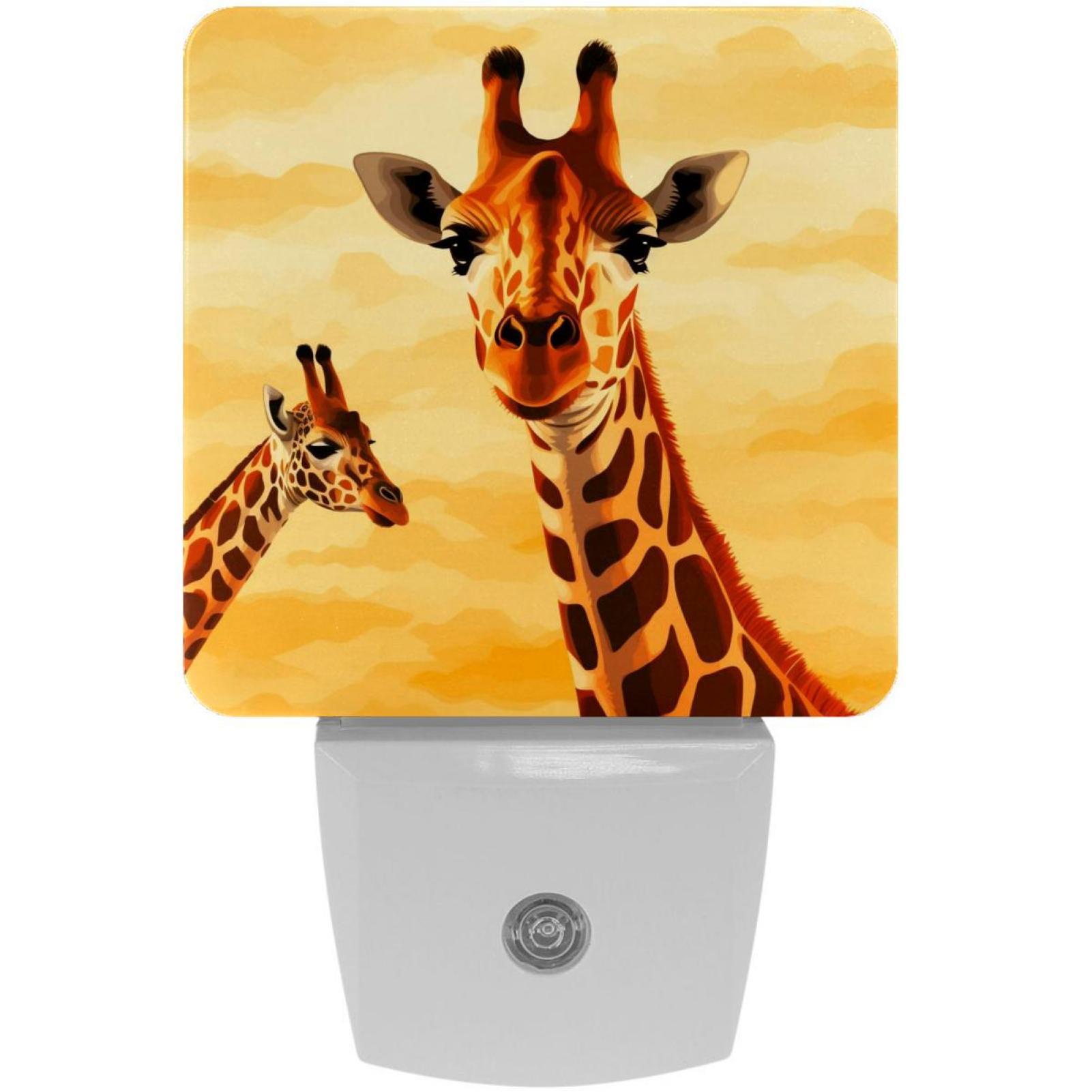 Giraffe LED Square Night Lights- Modern and Energy Efficient Bedside ...