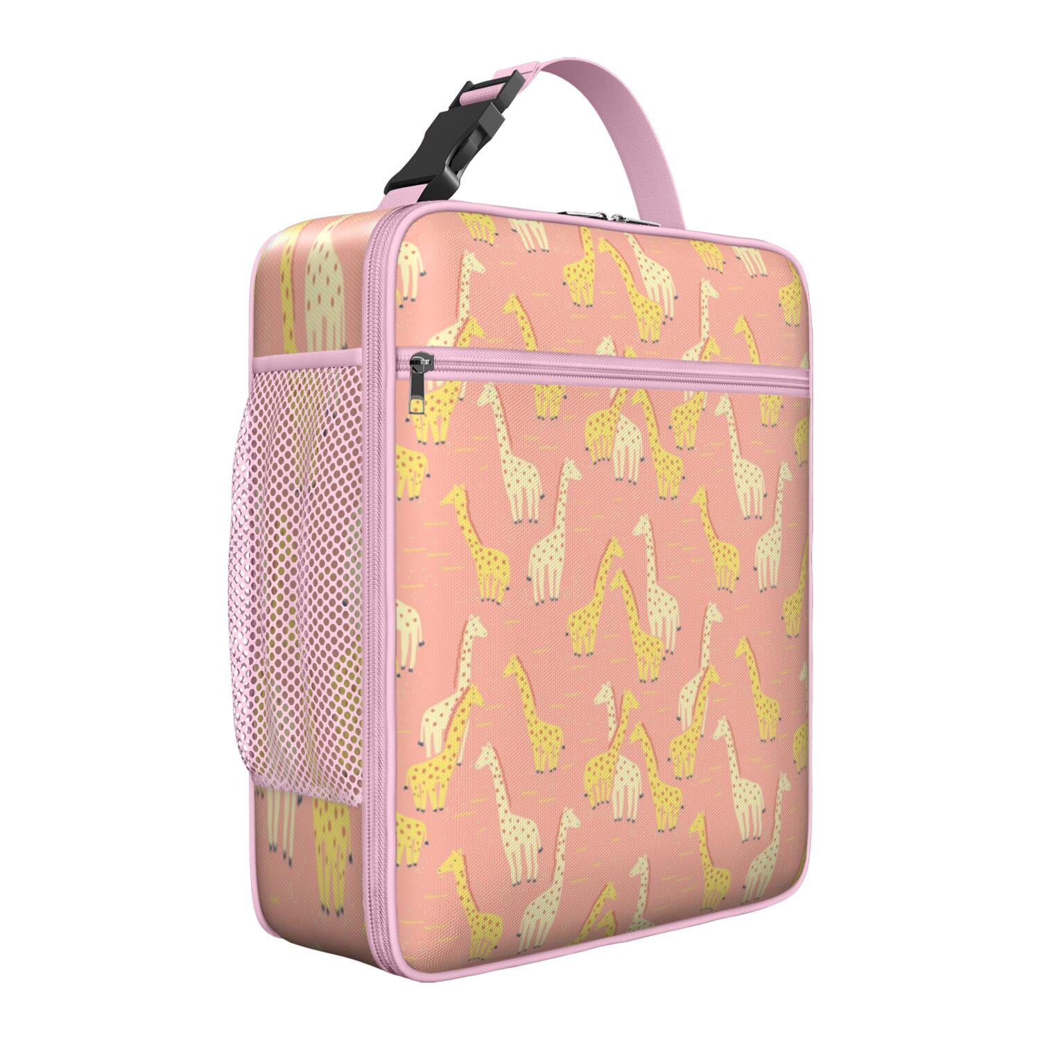 Giraffe Lovers Lunch Bag, African Wild Animal Print, Brown Rustic ...
