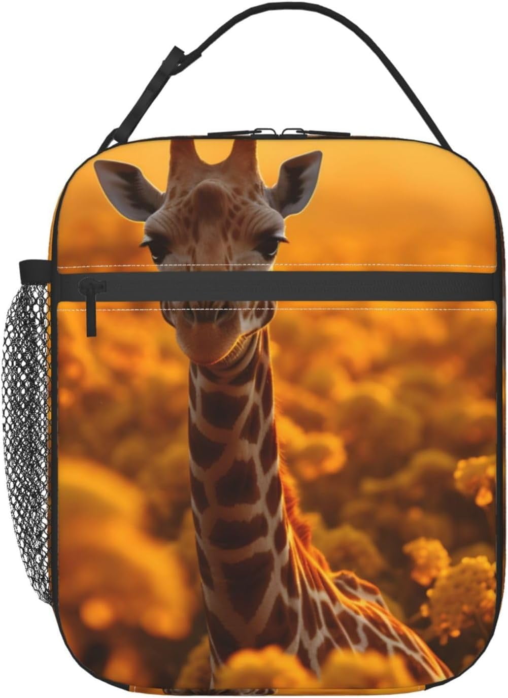 Giraffe Lunch Bag Insulated Lunch Box Reusable Lunch Tote Bag with ...