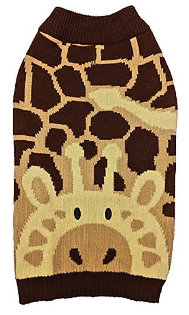 Giraffe Motif Dog Sweater - Walmart.com