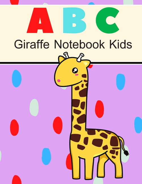 Giraffe Notebook ABC Kids: Handwriting practice paper abc kids ...