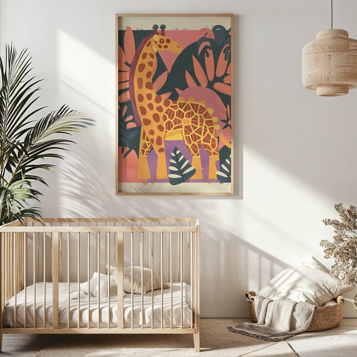Giraffe Nursery Wall Art ~ Kids Bedroom Decor ~ Animal Posters ...