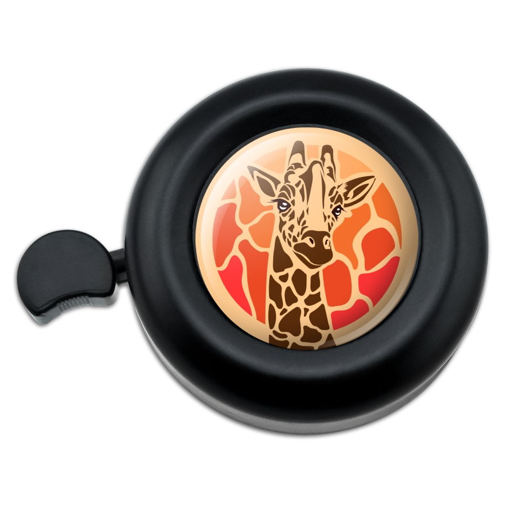 Giraffe Orange Circle Bicycle Handlebar Bike Bell - Walmart.com