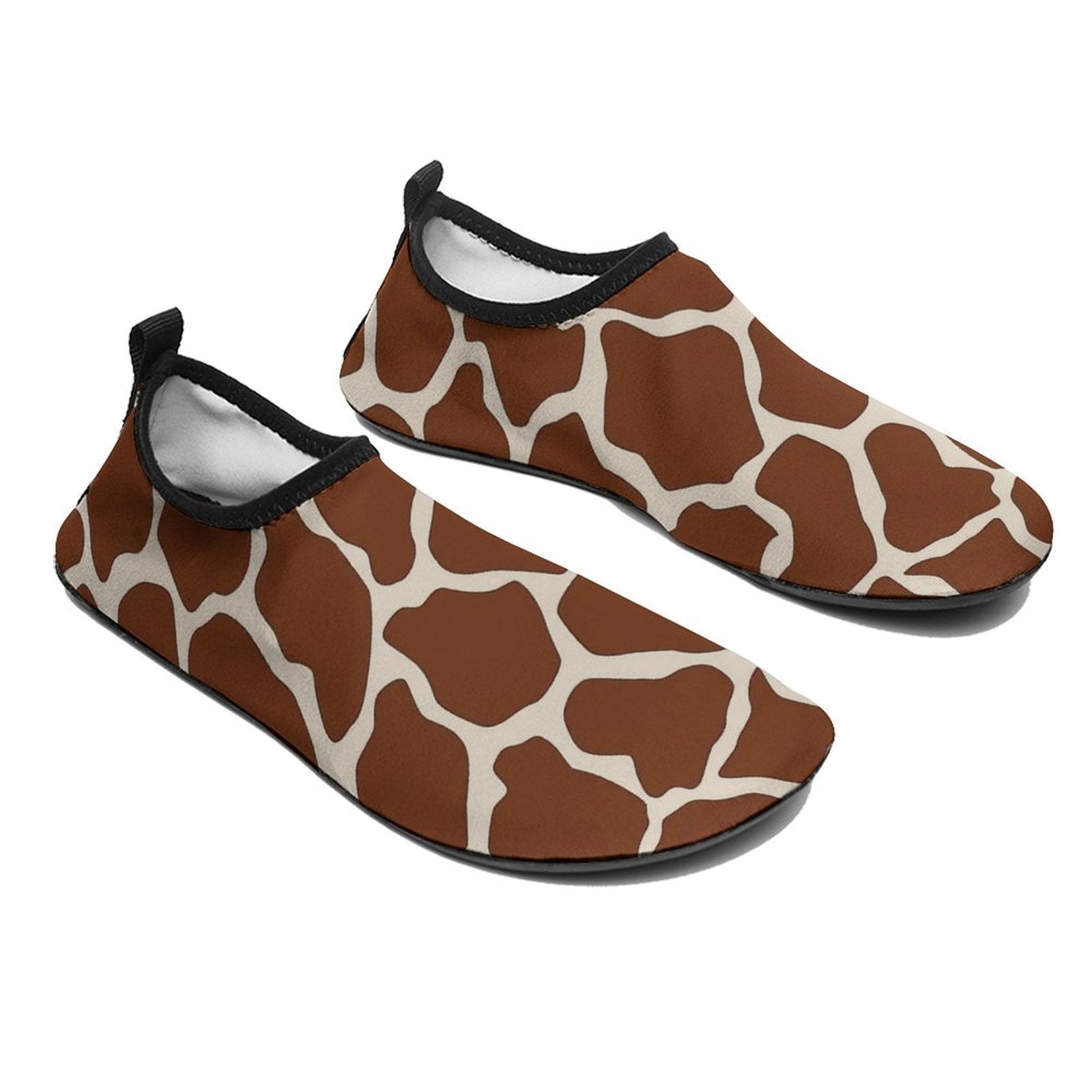 Giraffe Pattern Water Shoes Beach Slip-on Shoes for Men Women Swim Pool ...