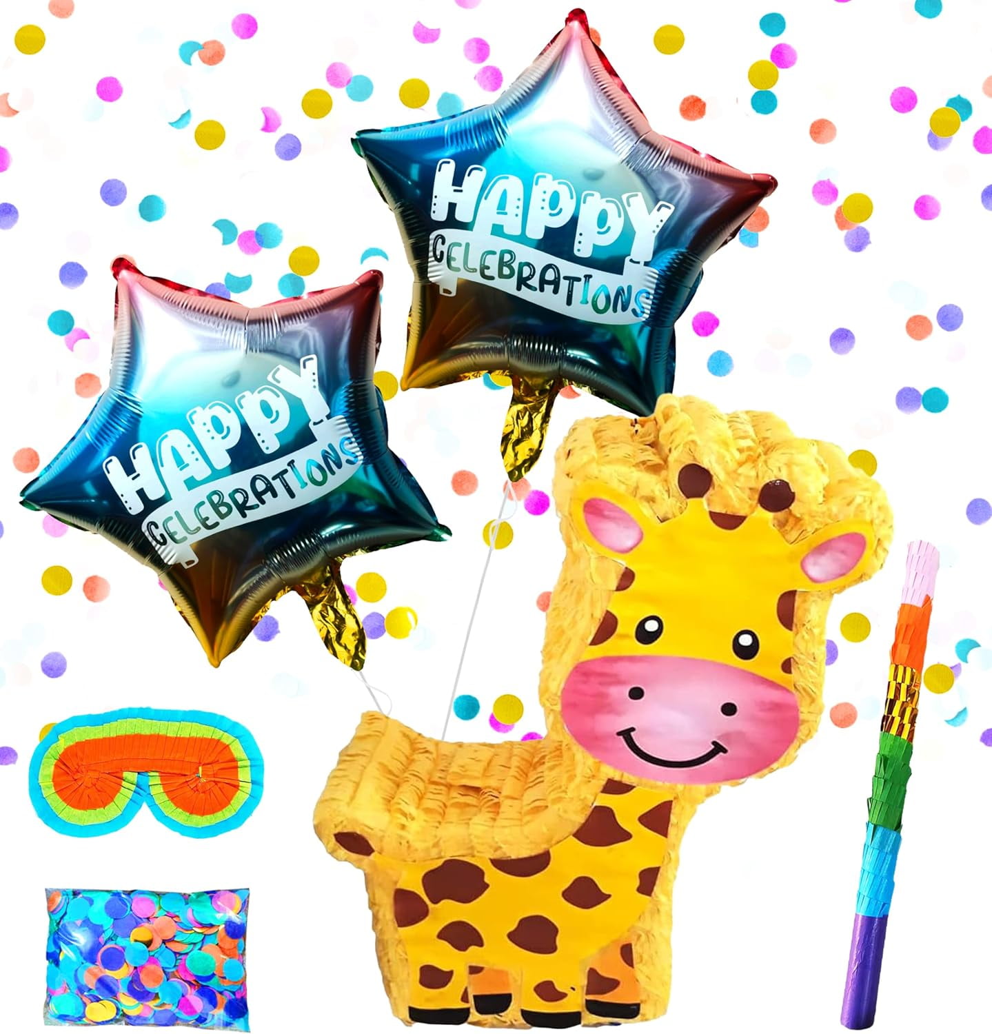 Giraffe Pinatas and Safari Party Supplies,Birthday Decorations, Themed ...