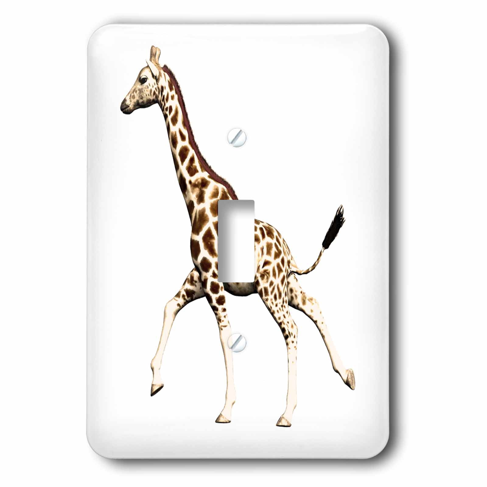 3dRose, Giraffe Running 1, single toggle switch - Walmart.com