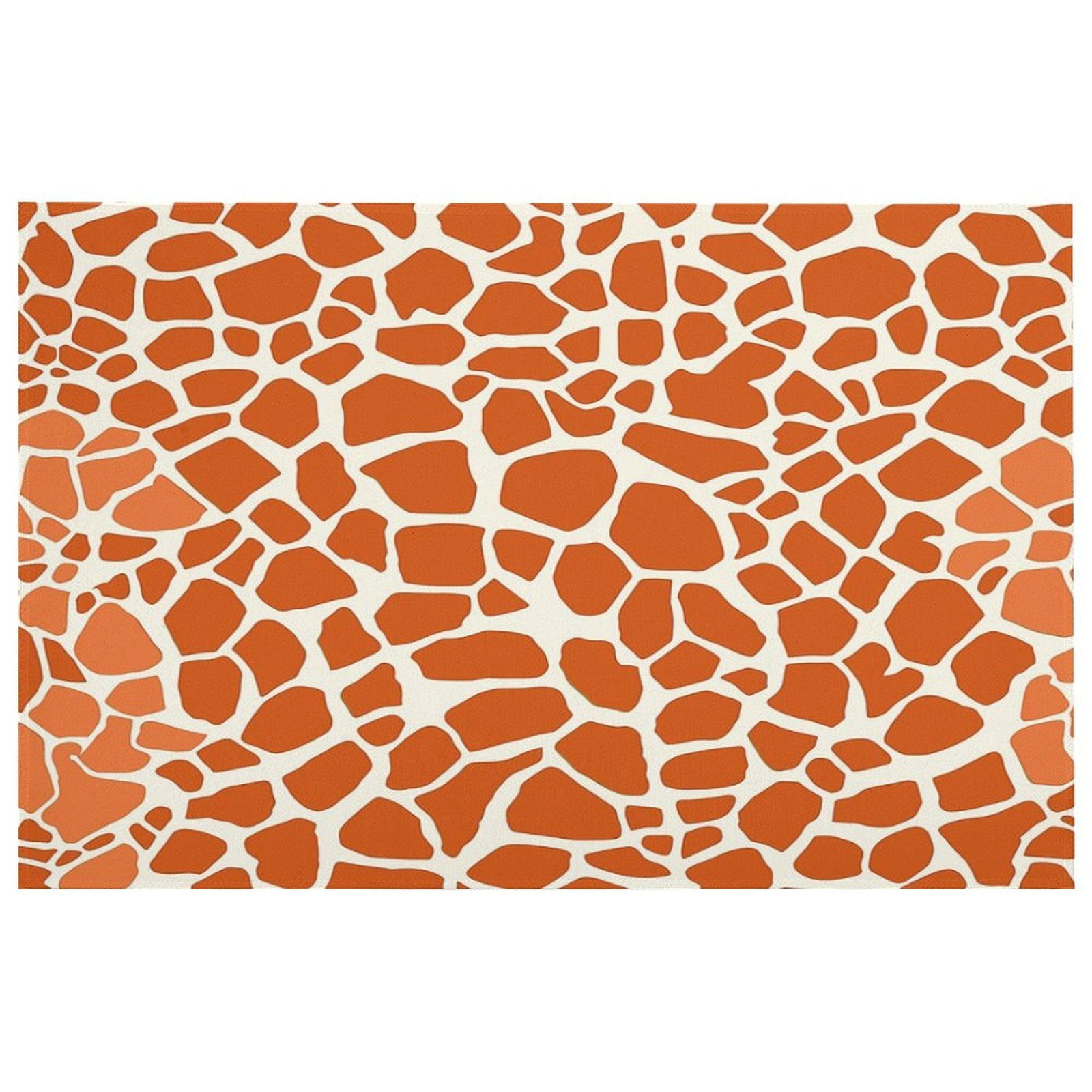 Giraffe Skin Orange Color Adult Home Decor Bedroom Living Room Crystal ...