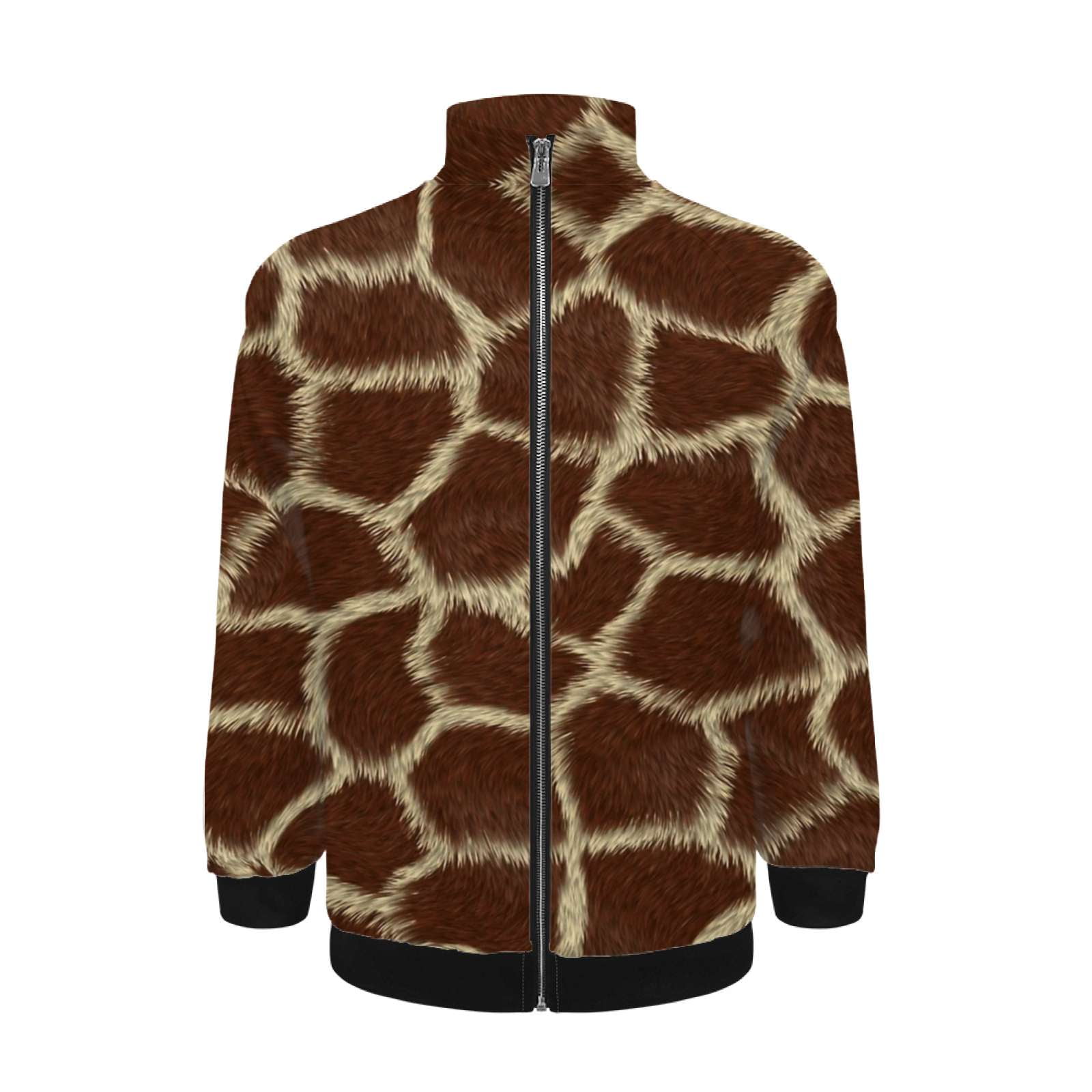 Giraffe Skin Print Jacket Men's Street Cool Long Sleeves Coat ...