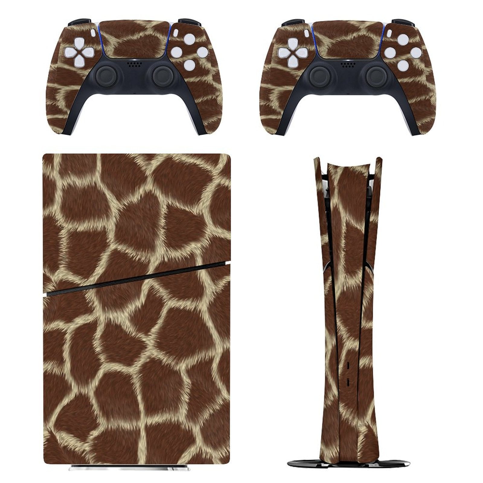 Giraffe Skin Print PS5/PS5 Pro/PS5 Slim Digital Disc Skin Sticker For ...