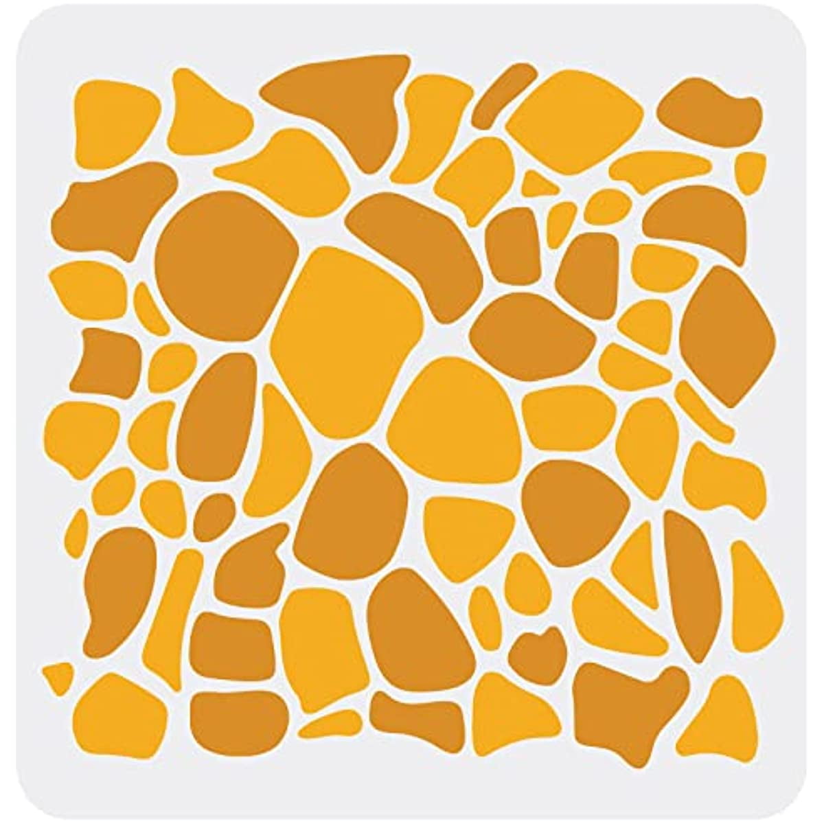 Giraffe Spotted Decoration Template 11.8x11.8 inch Animal Skin Designs ...