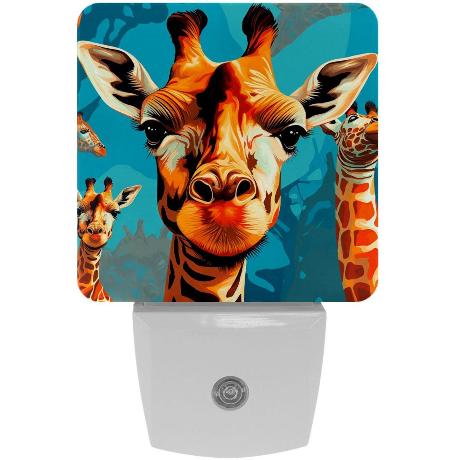 Giraffe Square LED Night Lights - Small, Portable Lighting for Any Room ...