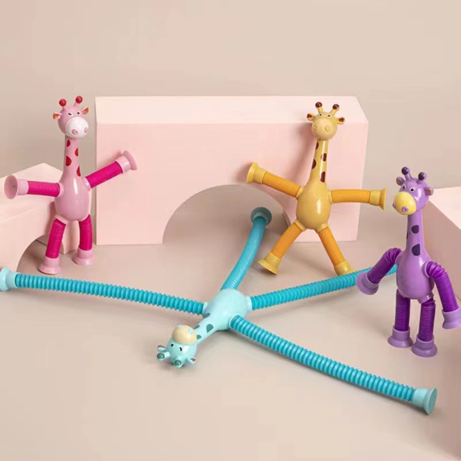 Giraffe Suction Toy with Telescopic Tube, Various Shapes, Built-in ...