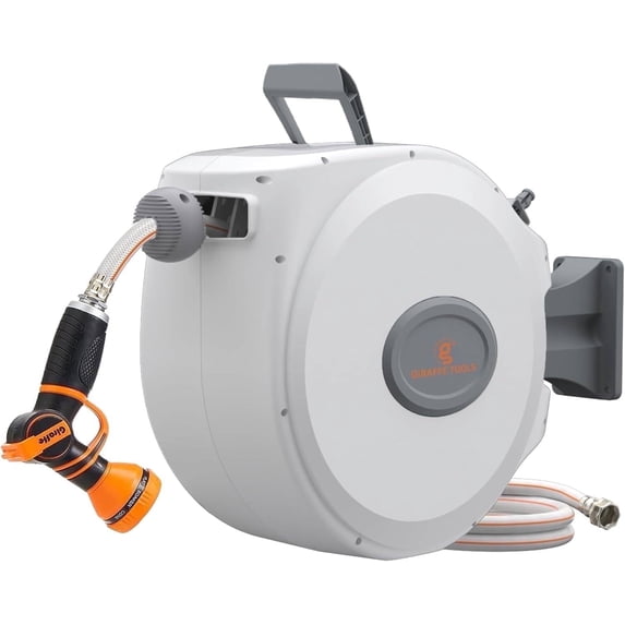Giraffe Tools, Retractable Garden Hose Reel, 5/8in, 60ft - Walmart.com