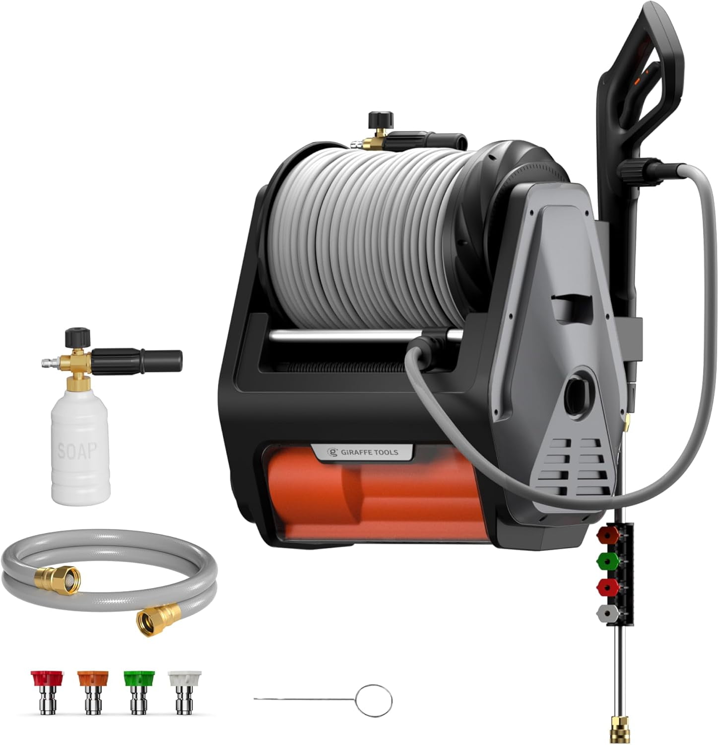 Giraffe Tools Grandfalls Pressure Washer Pro, Electric Wall Mount Power ...