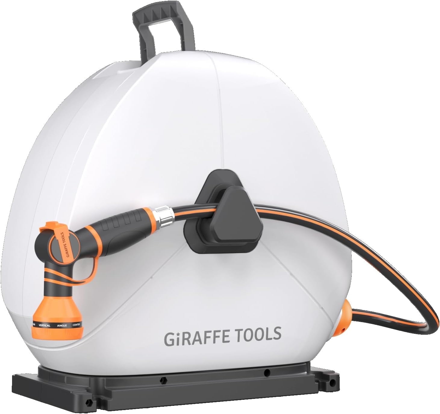 Giraffe Tools Ground Mounted Retractable Garden Hose Reel, 1/2in-130ft ...