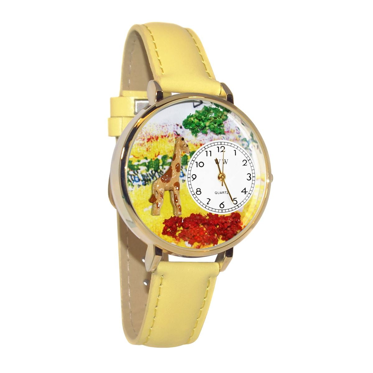 Giraffe Watch in Gold (Large) - Walmart.com