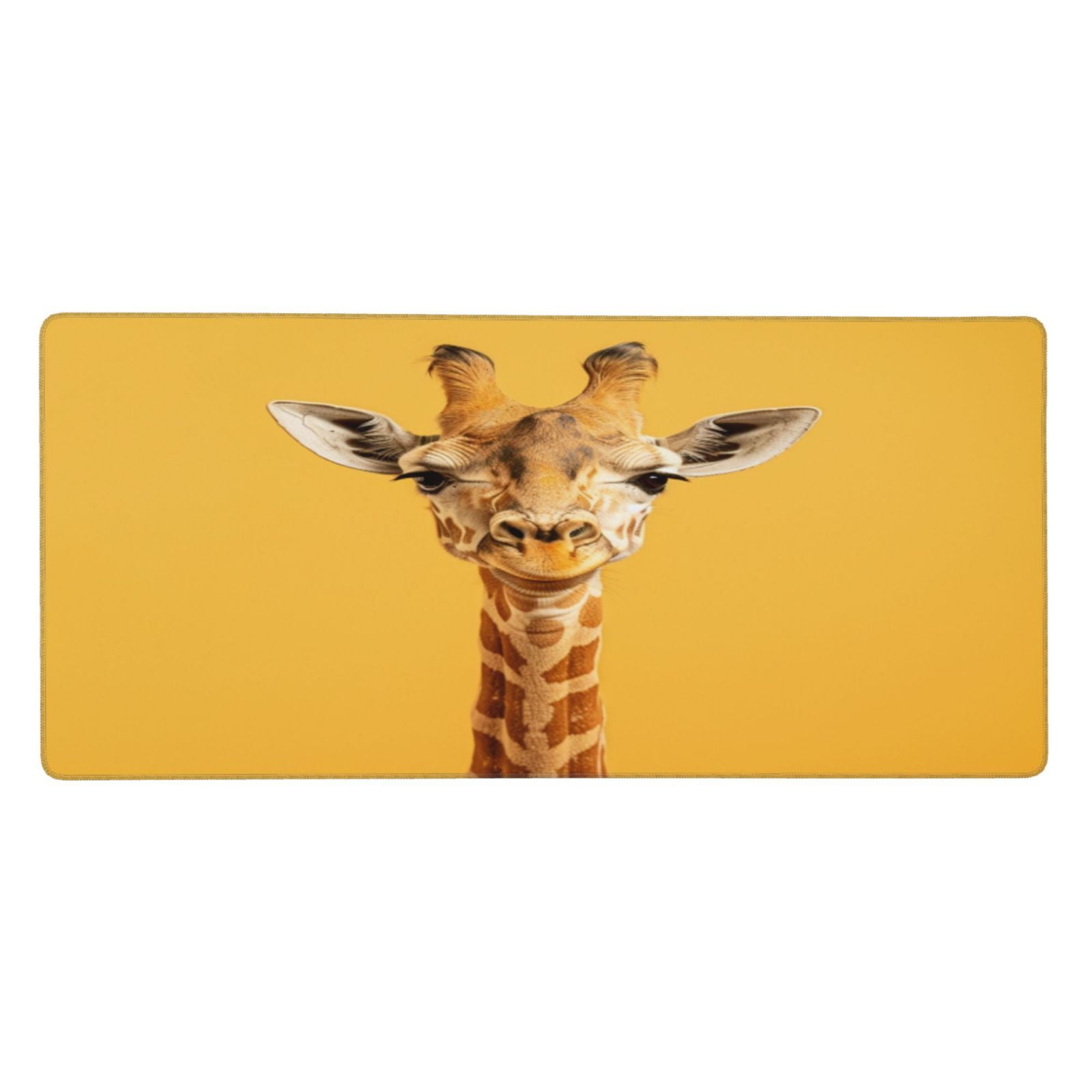 Giraffe Yellow Desk Mat Xxl Extended Gaming Mouse Pad 16x35.5in ...