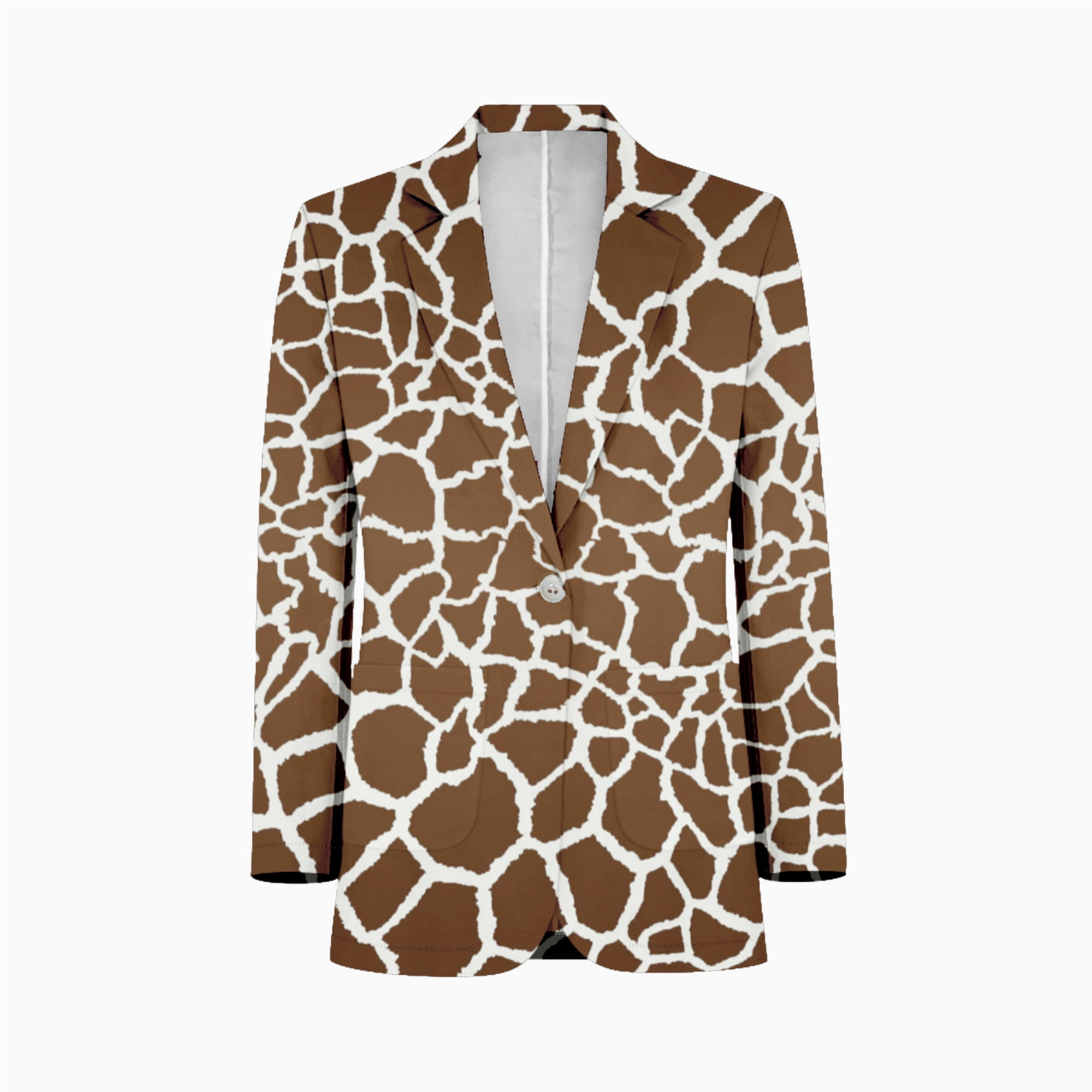 Giraffe print (2) Men's Suit Blazer Casual Party Wear Slim Fit Suit ...