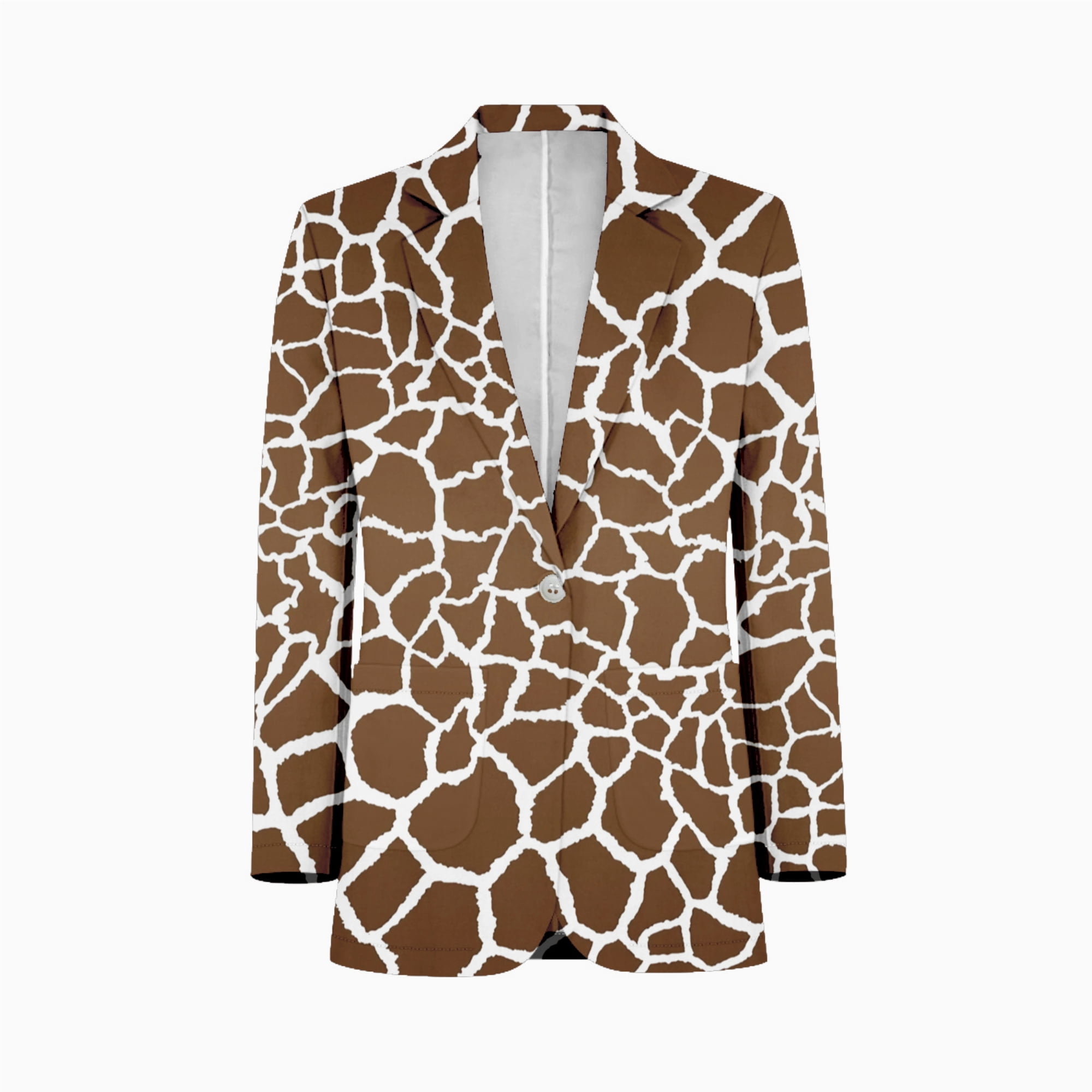 Giraffe print Customized Men's Suits full man Shawl Collar Gentleman ...