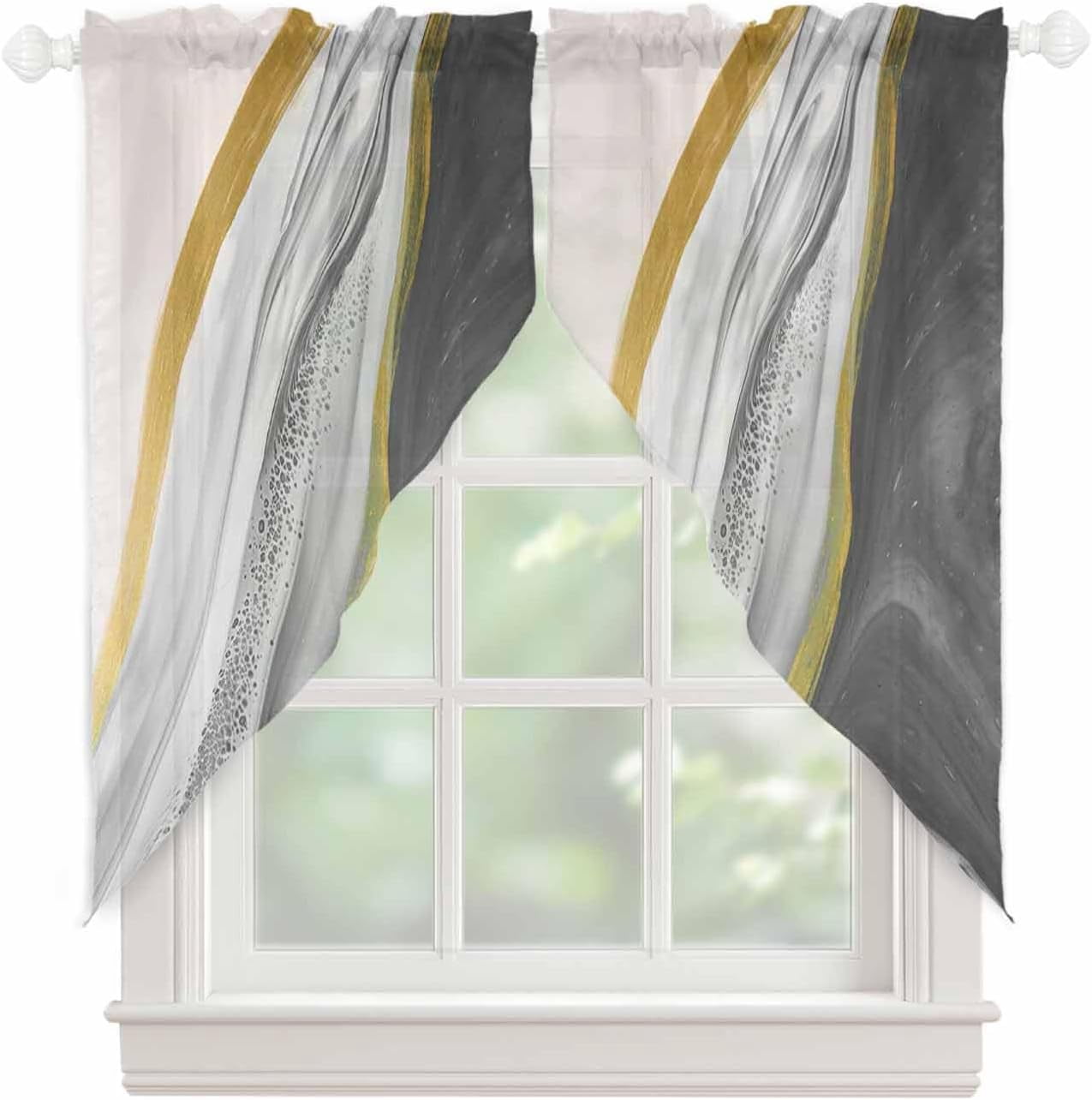 Giraffee Swag Valances for Windows Farm Pig Rustic Retro Wood Semi ...