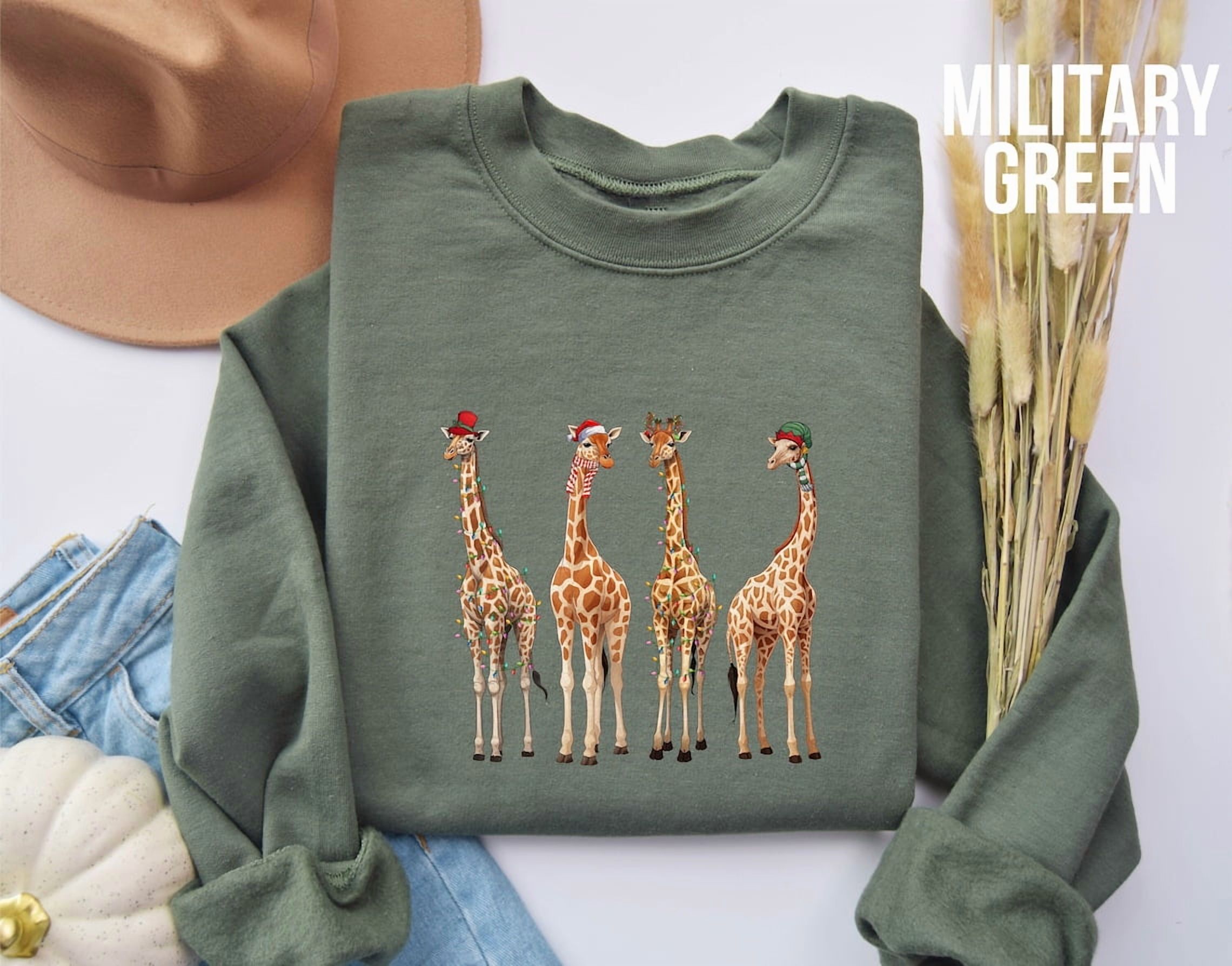 Giraffes season Sweatshirt, Sweater, Giraffe Lover Shirt, Cute Animal ...