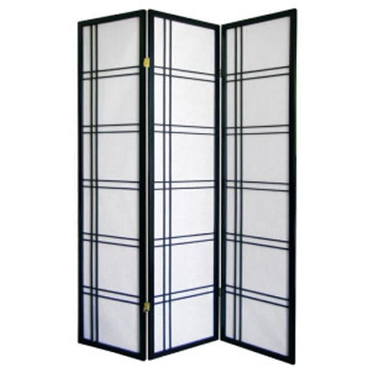 Girard 3-Panel Room Divider - Black - Walmart.com