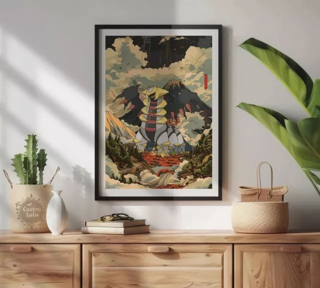 Giratina Pokemon Poster, Japanese Dartk Fantasy Art Style, Legendarty ...