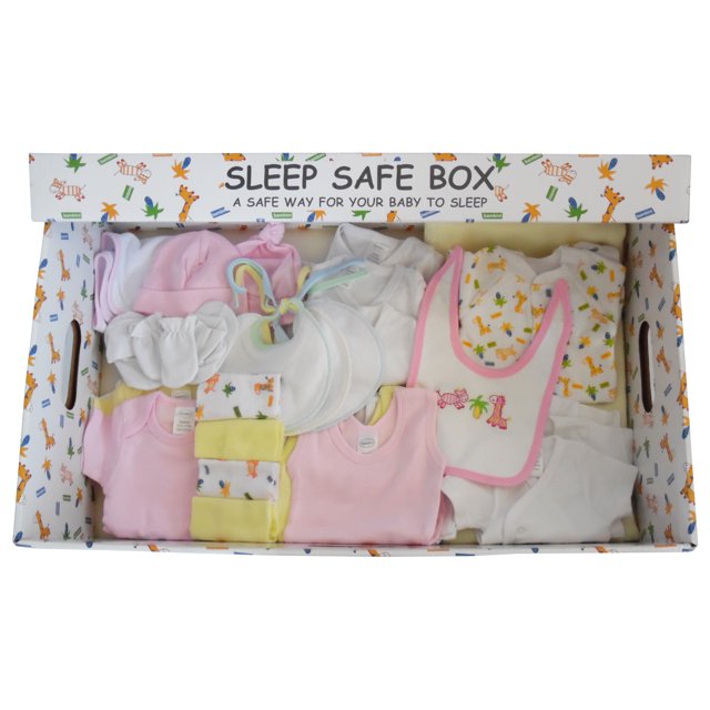 Girl 29 Piece Baby Starter Set Box - Walmart.com