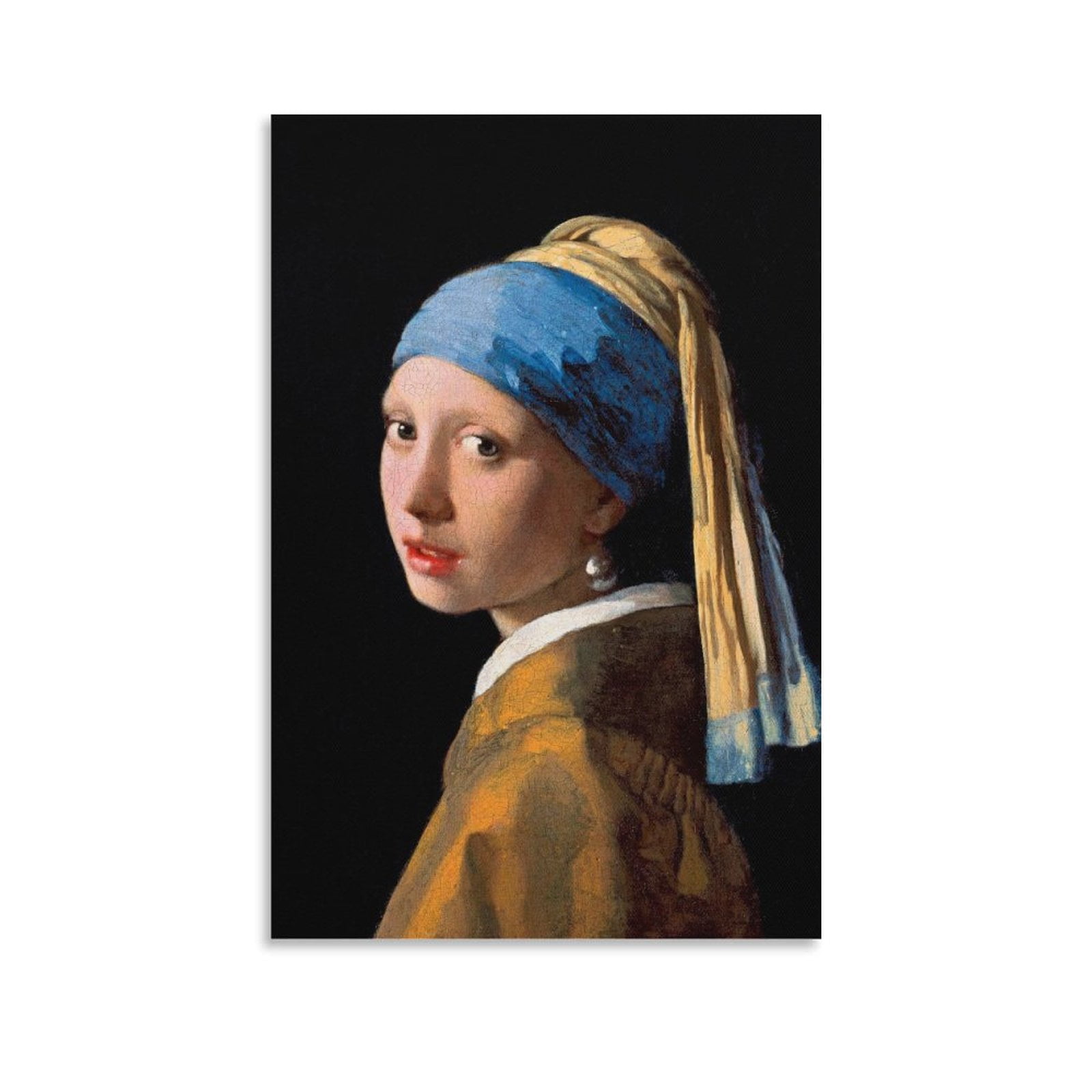 Girl with A Pearl Earring Johannes Vermeer Painter Poster Artworks ...