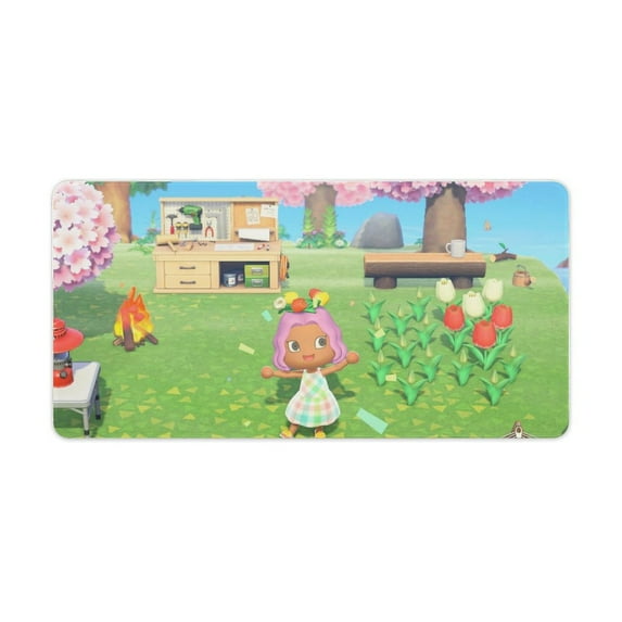 Girl Animal Crossing New Horizons Mouse Pad No-sliped Large Mousepad ...