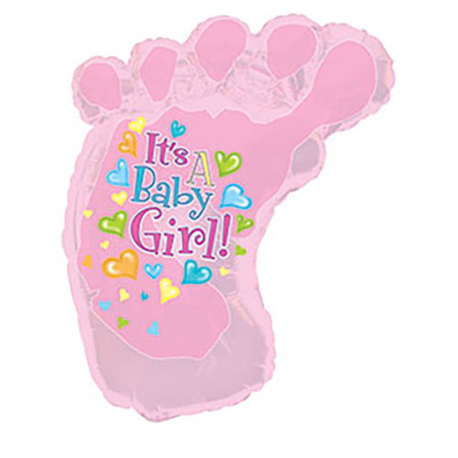 Girl Baby Feet Mylar Balloon, each - Walmart.com