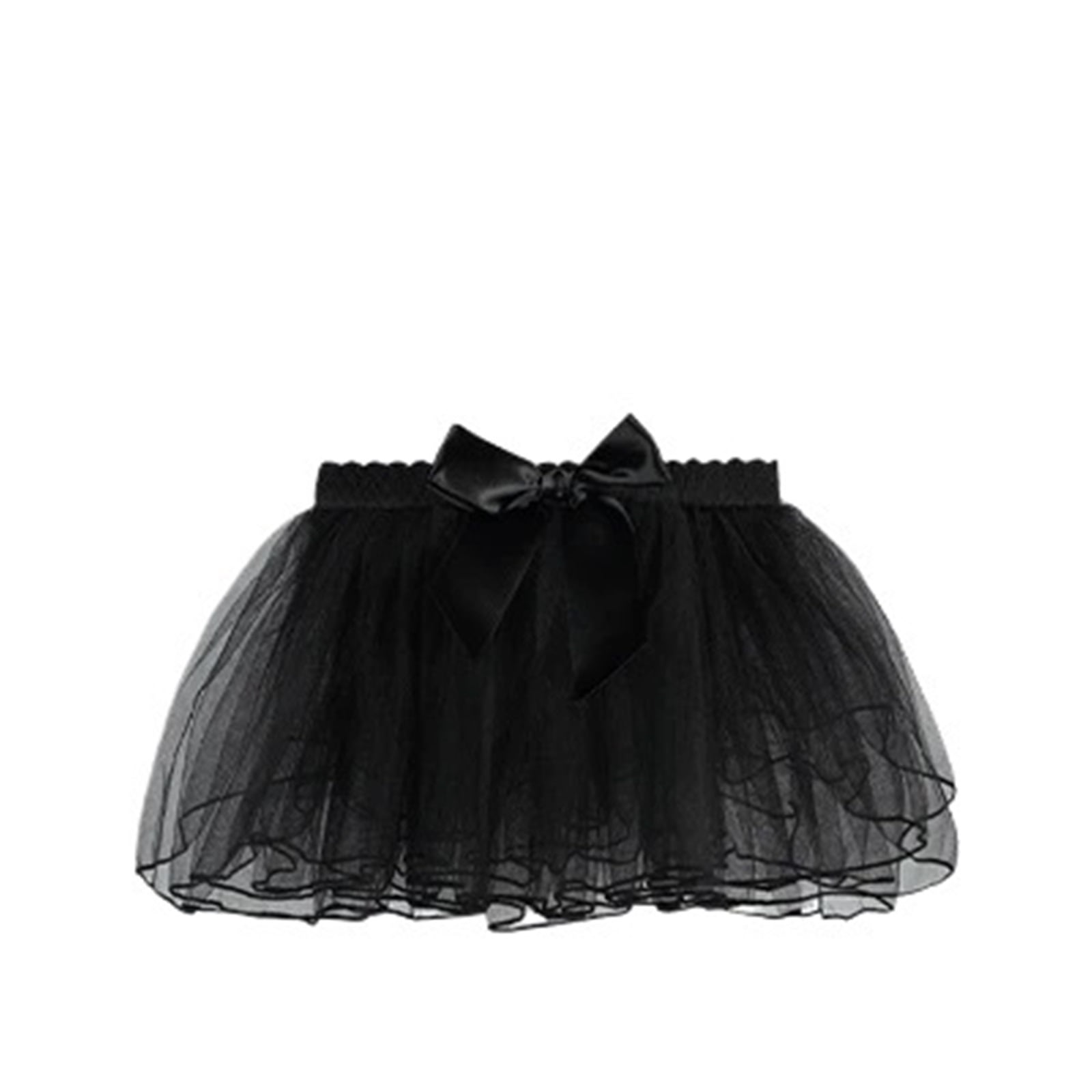 Girl Ballet Tutu Dance Skirts Fluffy Skirts Four Layers Mesh Gymnastics ...
