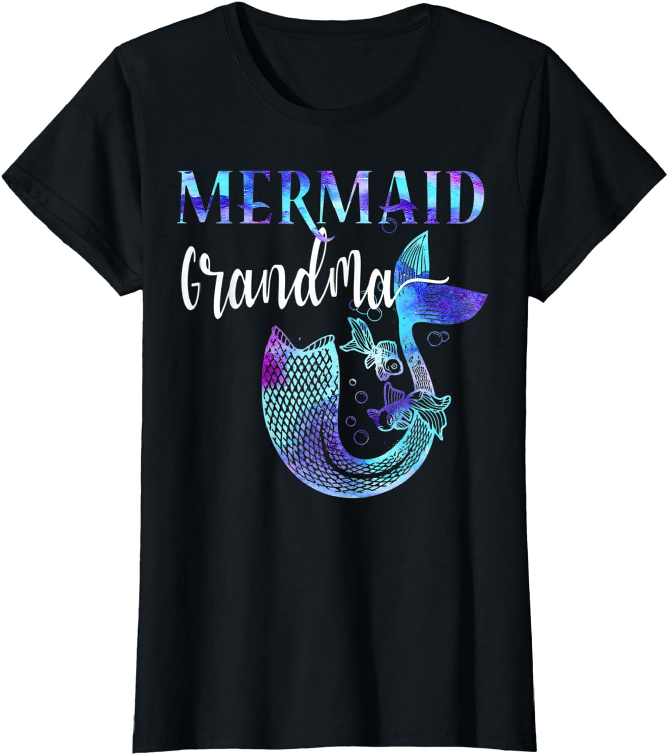 Girl Birthday Party Outfit Grandma Mermaid Grandma Shirt T-Shirt ...