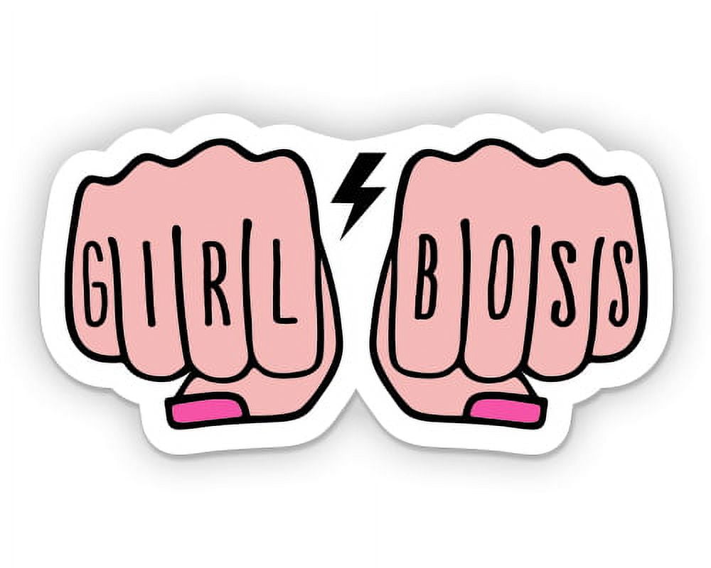 Girl Boss - 3" Vinyl Sticker - For Car Laptop I-Pad Phone Helmet Hard ...