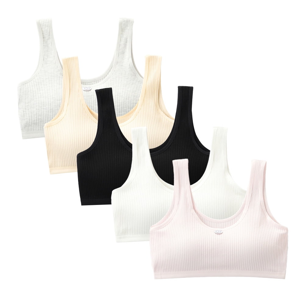 Girl Bra Training Bra Fit for 10-15 Years Girls Thin Cotton Bra ...