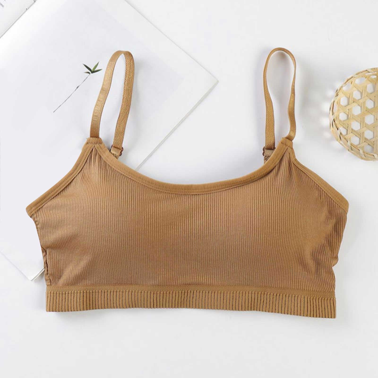 Girl Bras 10-12 Years Old Underwear Bra Vest Kids Adjustable Shoulder ...