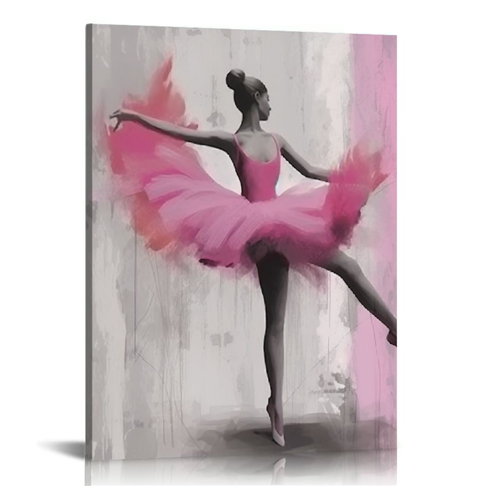 Girl Canvas Wall Art - Abstract r Watercolor Painting Canvas Prints ...