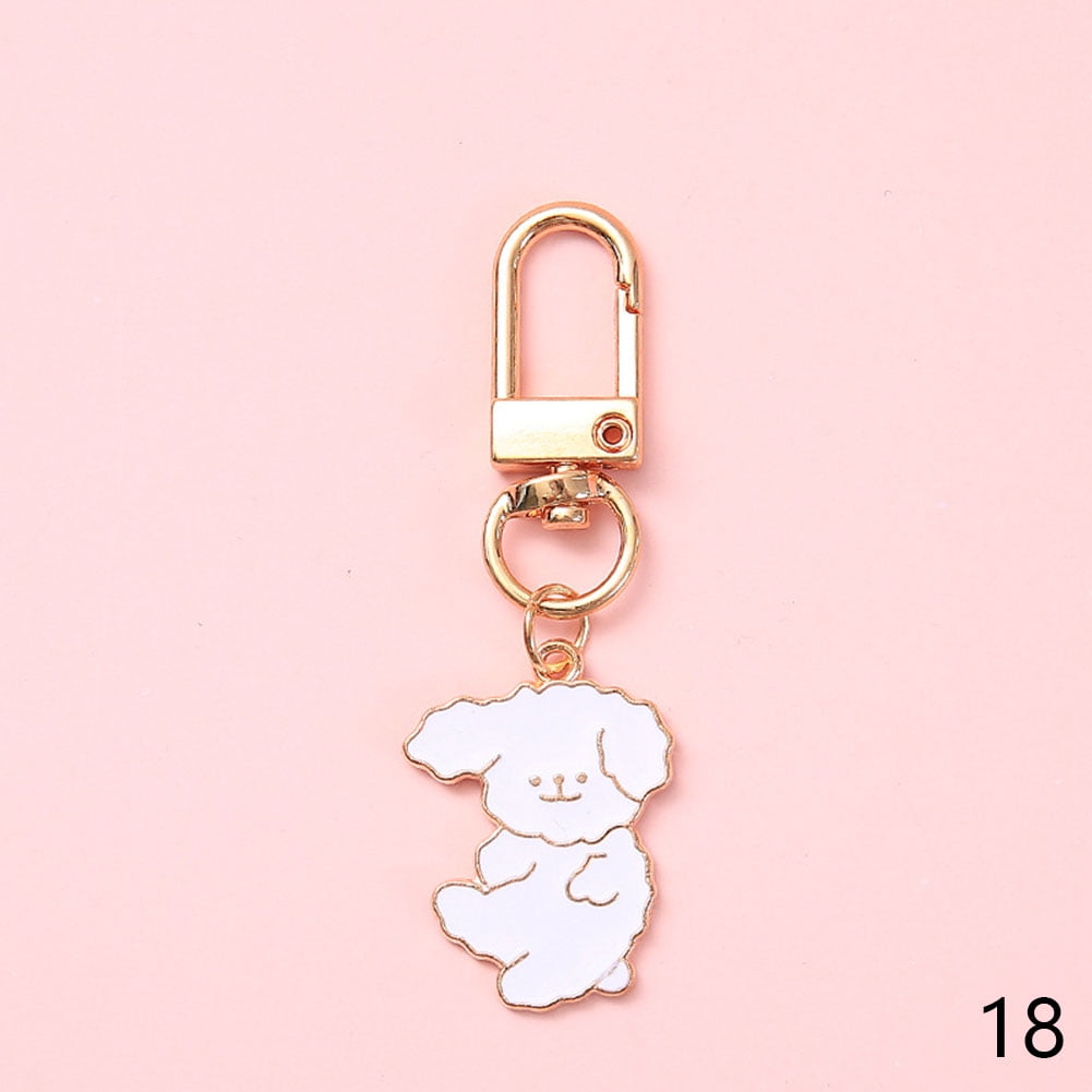 Girl Cartoon Animal Metal Key Chain Cute Bag Pendant Baby Cute ...