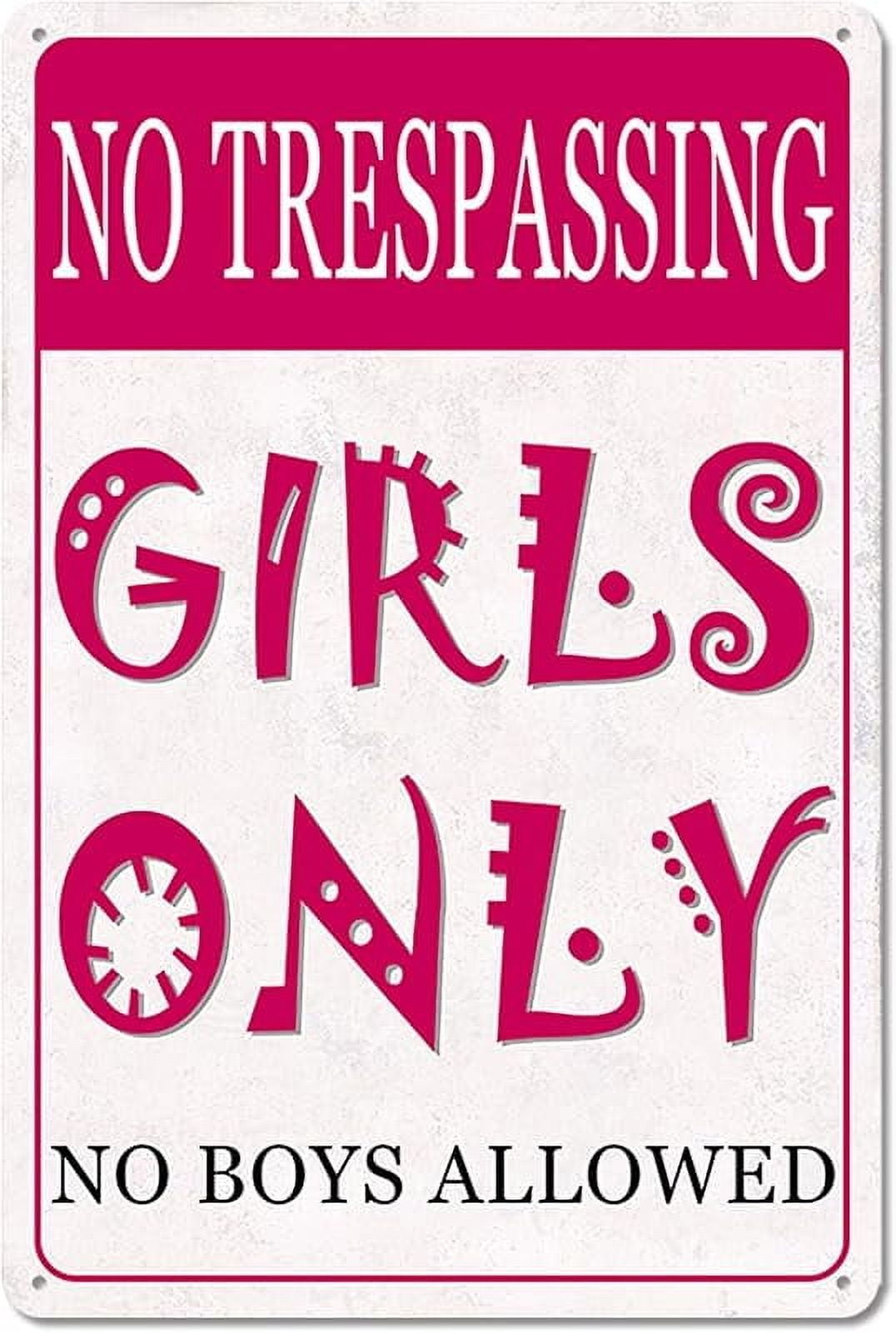 Girl Cave Sign Room Rules Signs for Teen Girls No Trespassing Girls ...